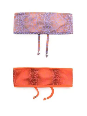 AMIR SLAMA Headband Set - Orange