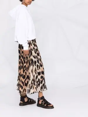 MSGM Logo-print Pullover Hoodie - White