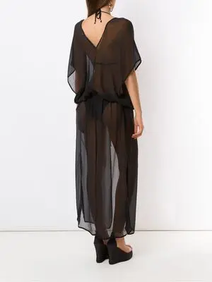 AMIR SLAMA Silk Shirt Dress