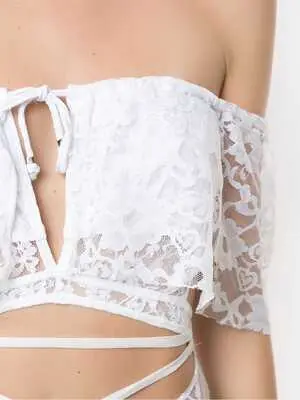 AMIR SLAMA Lace Bodysuit