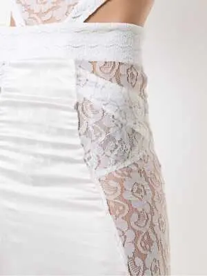 AMIR SLAMA Lace Maxi Skirt
