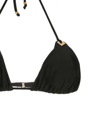 AMIR SLAMA Textured Triangle Bikini Set