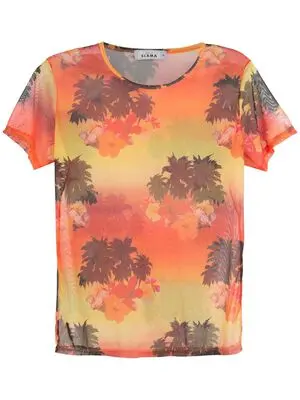 AMIR SLAMA Printed T-shirt