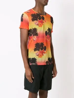 AMIR SLAMA Printed T-shirt