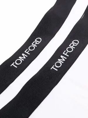 TOM FORD Logo-waistband Briefs - White