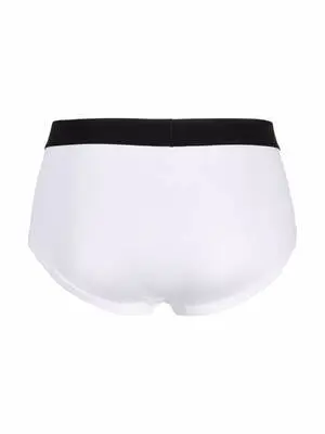TOM FORD Logo-waistband Briefs - White