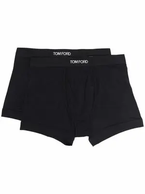 TOM FORD Logo-waistband Boxer Briefs - Black