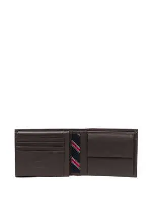Tommy Hilfiger Logo-patch Leather Wallet - Brown