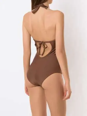 AMIR SLAMA Bow-detail One-piece Swimsuit