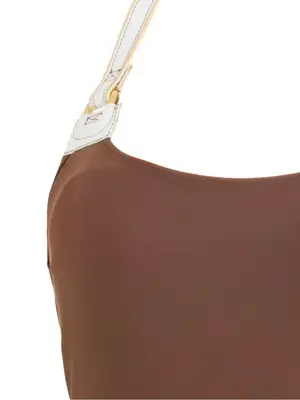 AMIR SLAMA Bow-detail One-piece Swimsuit
