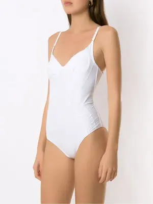 AMIR SLAMA Panelled One Piece Swimsuit