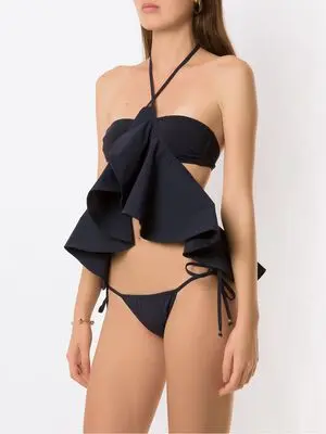 AMIR SLAMA Ruffled Swimsuit