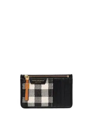 Tory Burch Perry Bombe Gingham Wallet