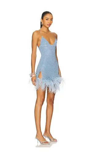 Oseree Lumiere Plumage Short Dress