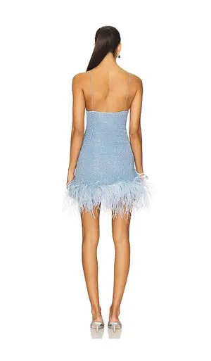 Oseree Lumiere Plumage Short Dress