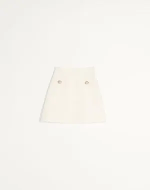 Valentino Garavani Crepe Couture Skirt - Ivory