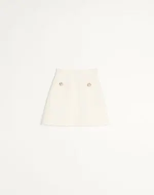 Valentino Garavani Crepe Couture Skirt - Ivory