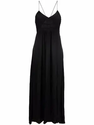 Zadig&Voltaire Satin Maxi Dress - Black