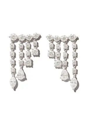 ANITA KO Anita Ko 18kt White Gold Diamond Drop Earrings