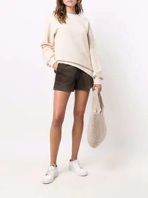 Cotton Citizen Faded Raw-cut Track Shorts