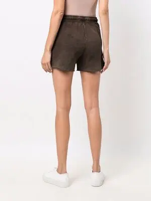 Cotton Citizen Faded Raw-cut Track Shorts