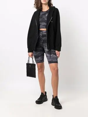 Alexander McQueen High-rise Cycling Shorts - Black