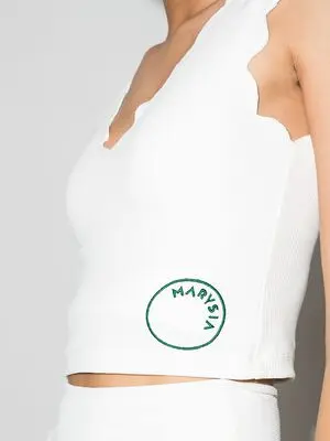 Marysia Venus Scalloped Tank Top