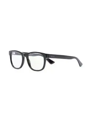 Gucci Rectangular Optical Glasses - Black
