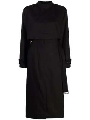 MAISON MARGIELA Trench Midi Dress - Black