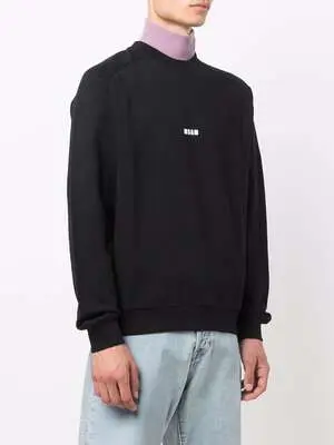MSGM Logo-print Sweater - Black