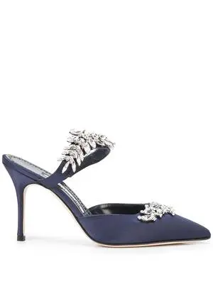 Manolo Blahnik Lurum 90mm Mules