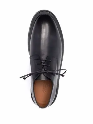 Men's Lace-Up Leather Derby Shoes