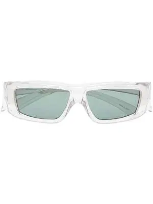 Rick Owens Rectangular Frame Sunglasses - Neutrals