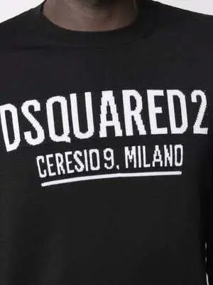 Dsquared2 Ceresio Crew-neck Intarsia-knit Jumper