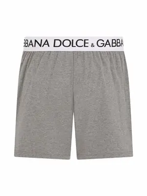 Dolce & Gabbana Logo-waistband Boxer Shorts - Grey