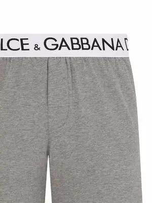 Dolce & Gabbana Logo-waistband Boxer Shorts - Grey