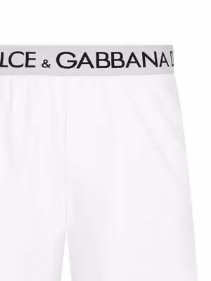 Dolce & Gabbana Logo-waistband Boxer Shorts - White