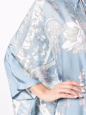 Emilio Pucci Rugiada-print Twill Kaftan