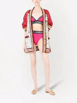 Dolce & Gabbana Rhinestone-embellished High-waisted Briefs