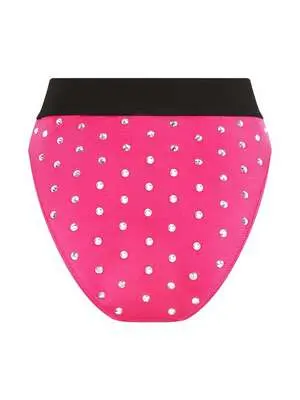 Dolce & Gabbana Rhinestone-embellished High-waisted Briefs