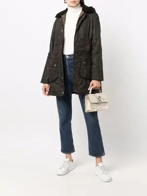 Barbour Waxed Cotton Button-front Coat
