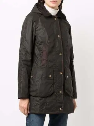 Barbour Waxed Cotton Button-front Coat