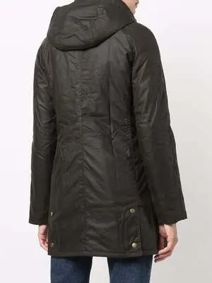 Barbour Waxed Cotton Button-front Coat