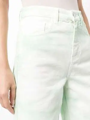 IRENEISGOOD High-waisted Tie-dye Denim Shorts