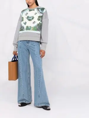 Philosophy Di Lorenzo Serafini Illustration-print Cotton Sweatshirt