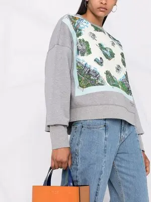 Philosophy Di Lorenzo Serafini Illustration-print Cotton Sweatshirt