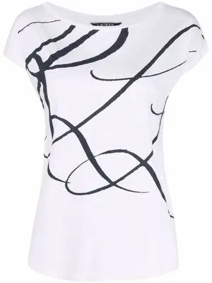 Ralph Lauren Oversized Logo Print T-shirt - White