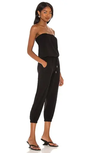 BOBI Strapless Jersey Jumpsuit
