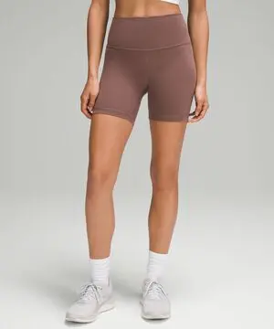 Lululemon Wunder Train High-Rise Short 6" Dark Oxide