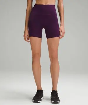 Lululemon Wunder Train High-Rise Short 6" Dramatic Magenta